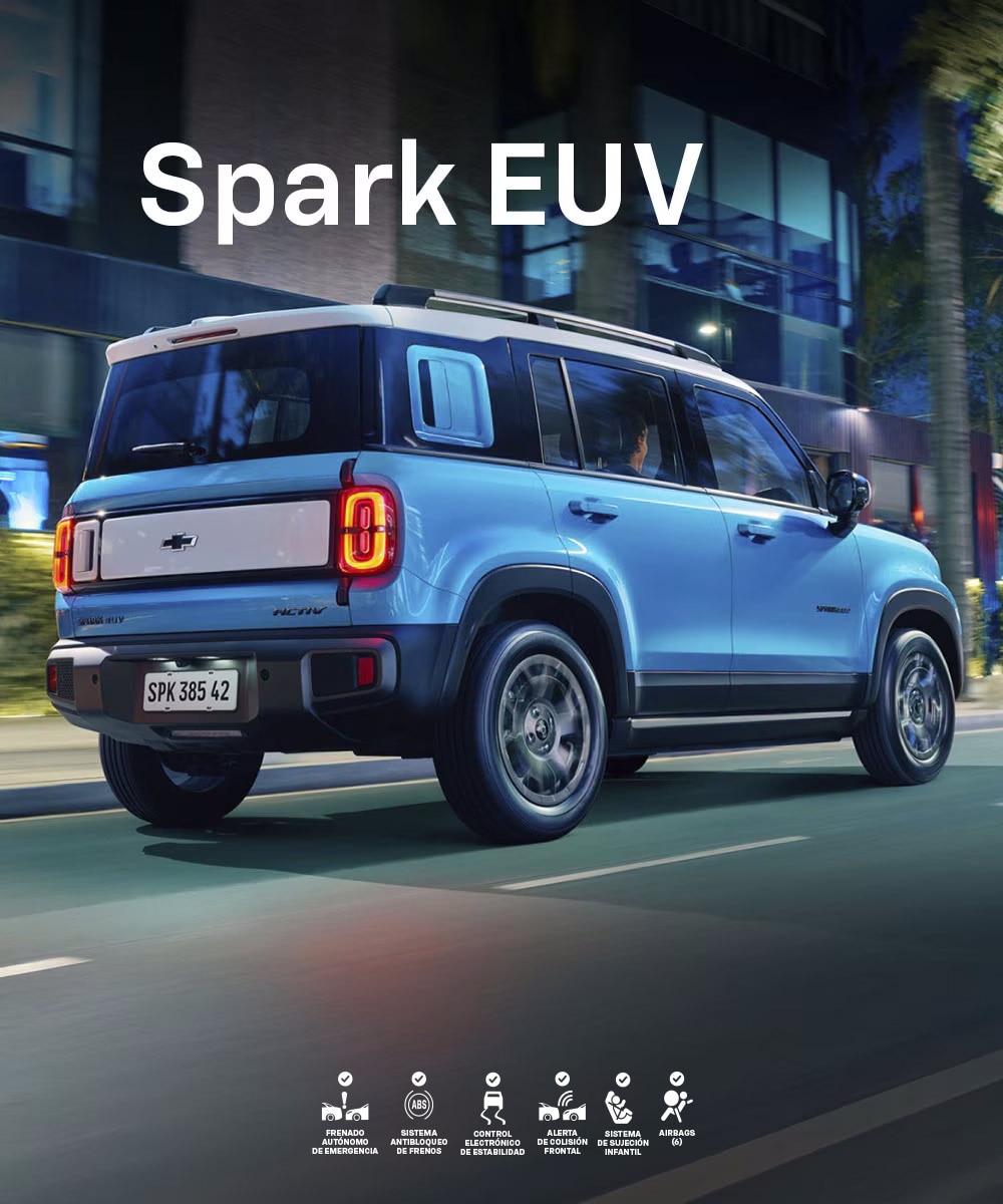 Chevrolet Spark EUV | SUV Eléctrico con Estilo y Tecnología